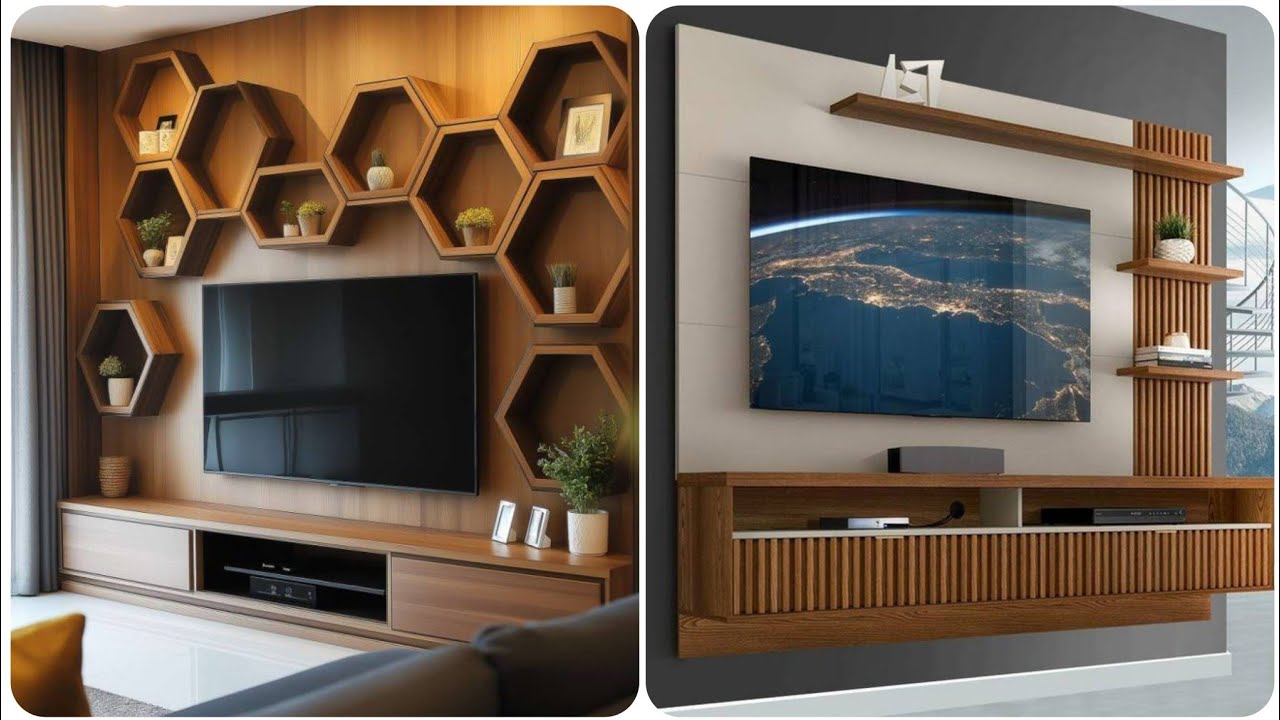 NEW 150+ Modern TV Wall Unit Ideas 2026 | Floating Cabinet Designs ...