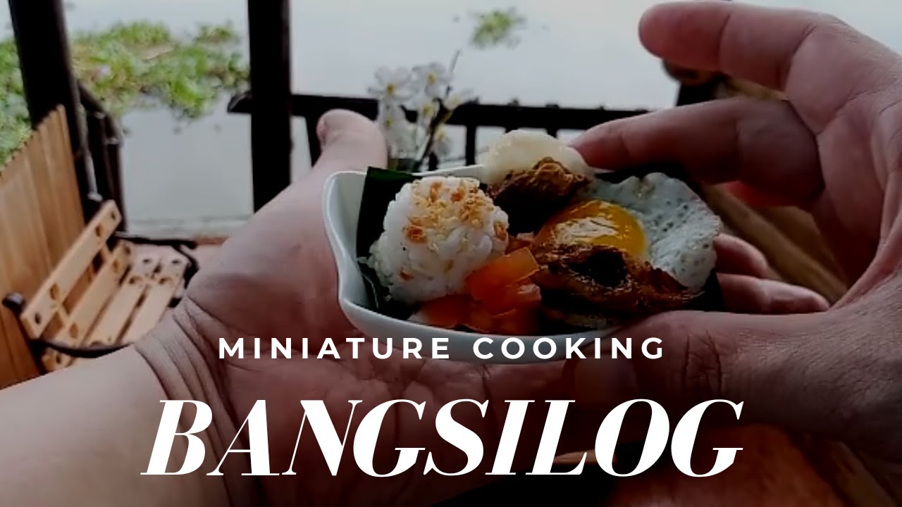 BANGSILOG | miniature cooking | Lutuan maliit | kusina miniature ...