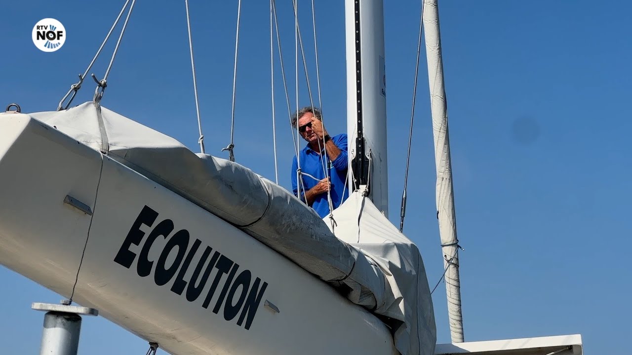 Ecolution weer onder zeil: duurzaam schip van Wubbo Ockels terug op het water - YouTube