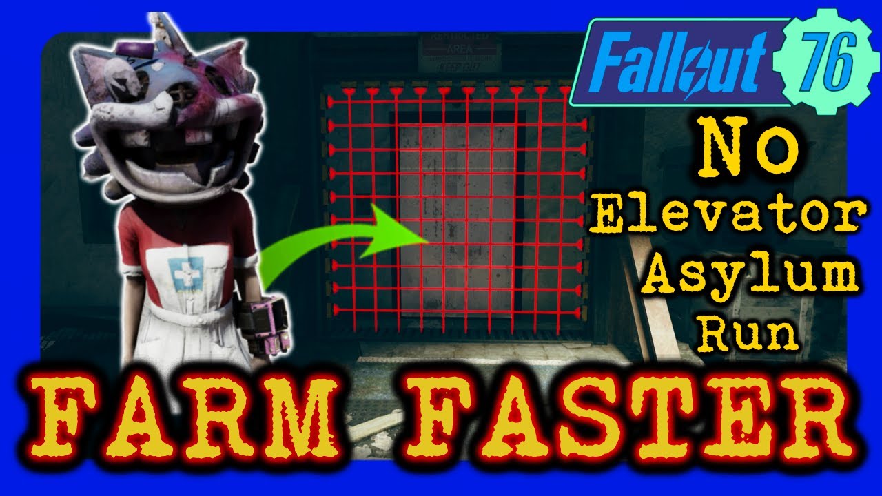 NO ELEVATOR Asylum Run to farm Asylum Worker Uniforms in Fallout 76 ...
