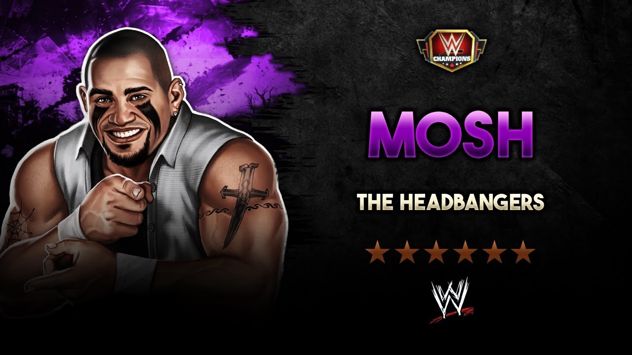 Mosh “The Headbangers” 6-Star Bronze | WWE Champions Scopely - YouTube