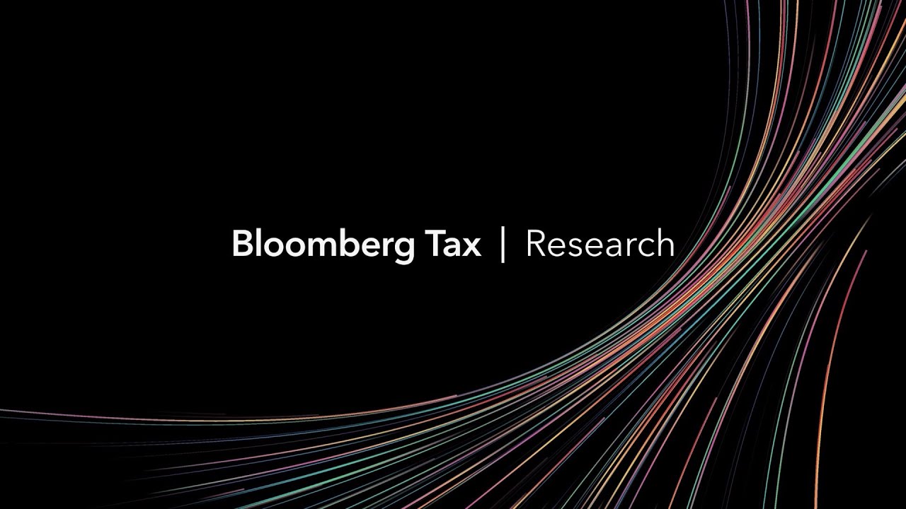 Bloomberg Tax International Research Overview - YouTube