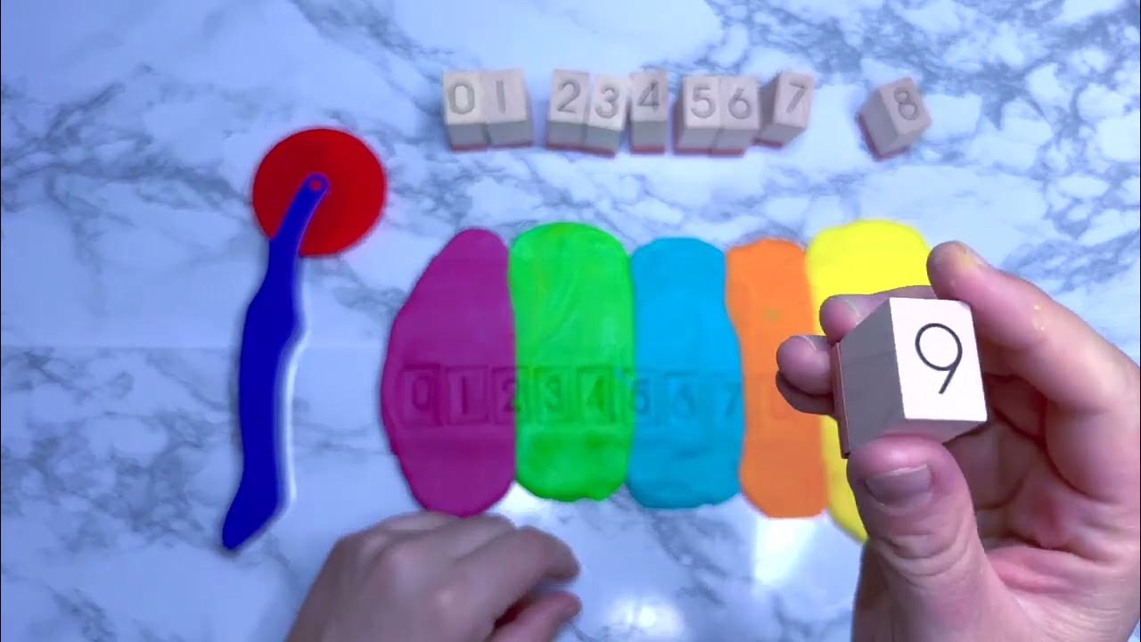 Play Doh Numbers | 1-10 for children - YouTube