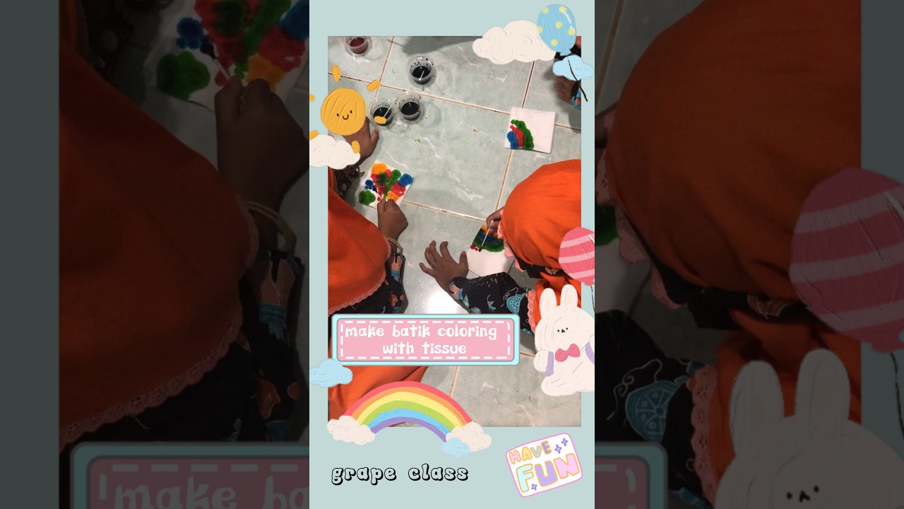 Membatik Dengan Tisu [2/2] - YouTube