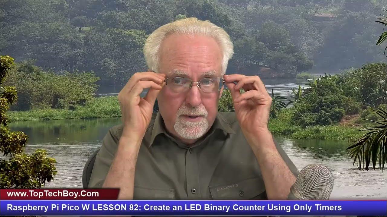 Raspberry Pi Pico W LESSON 82: Create an LED Binary Counter Using Only Timers - YouTube