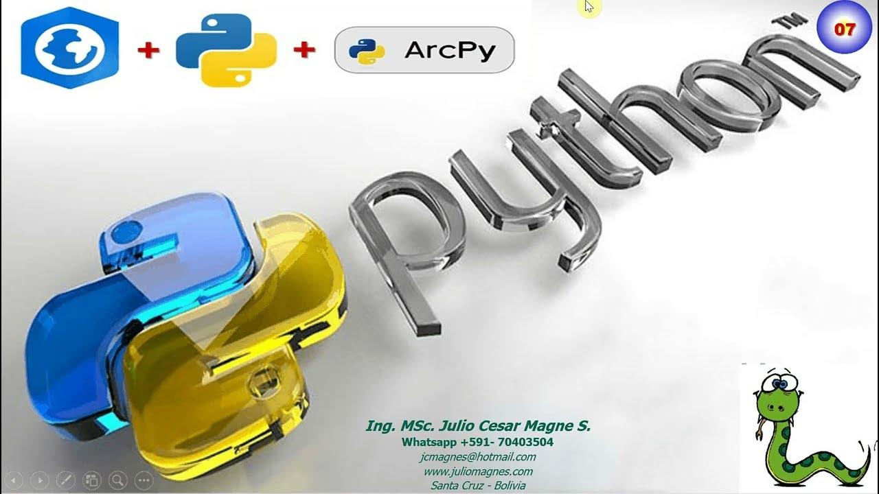 07 Programación Python en ARCGIS PRO - ARCPY - YouTube