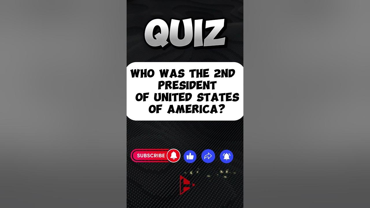 Who was the second president of USA? #quiz #challenge #brainteaser # ...