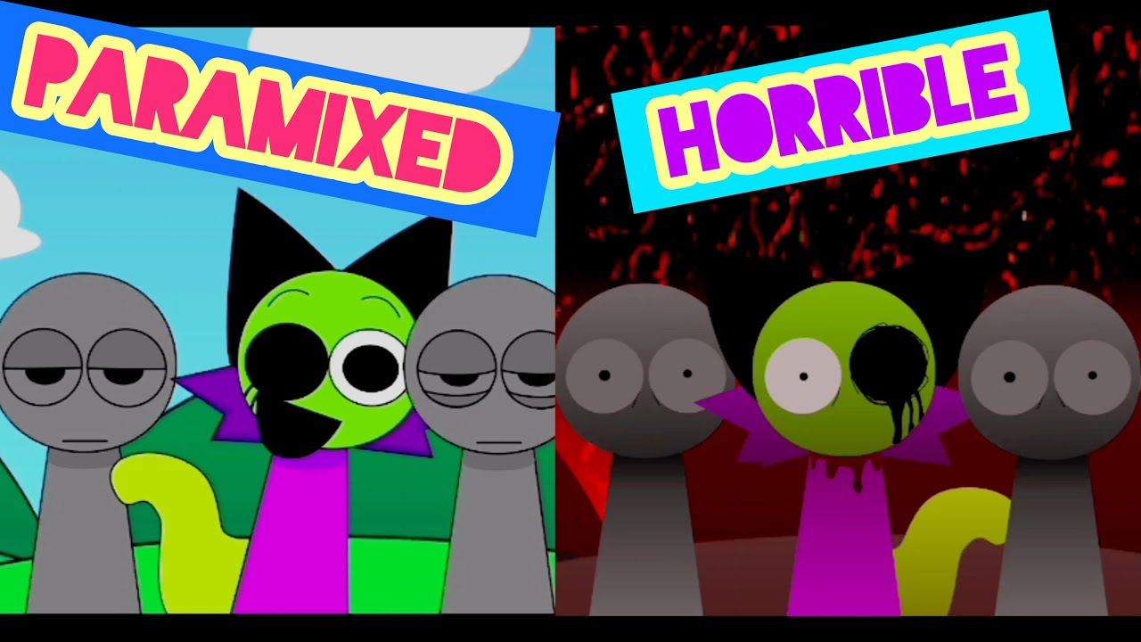 Sprunki Paramixed 🆚 sprunki Paramixed horrible #sprunki #asmr # ...