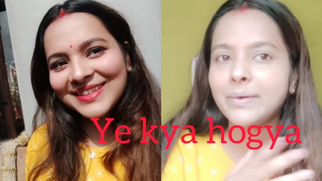 Ye kaisa 💄makeup hogya mujhse😨😨#2025 #vlogs #AnkitaArya - YouTube