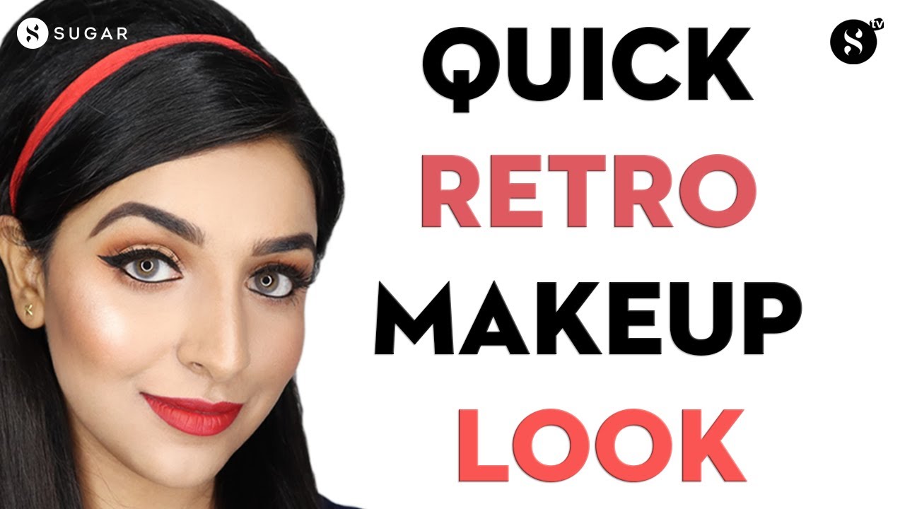 How to create a retro look | SUGAR Cosmetics - YouTube