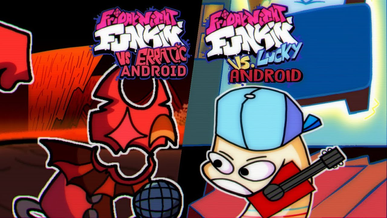 FNF VS LUCKY BOY E VS ERRATIC PARA ANDROID - YouTube