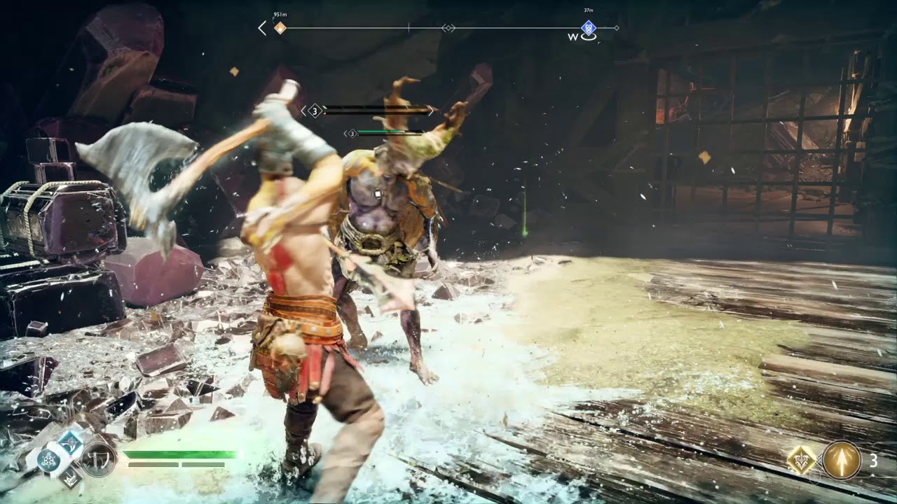 God of War - Dark Elf Lord Fight (Deus Ex Malachite) - YouTube
