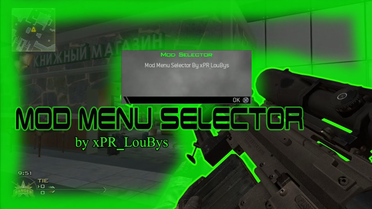 MW2/CFG 1.14 Mod Menu selector By xPR LouBys - YouTube