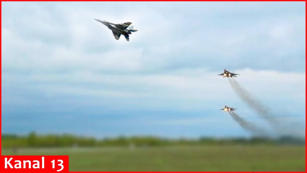 Ukrainian army’s MiG-29 fighters strike Russian position with US-made ...