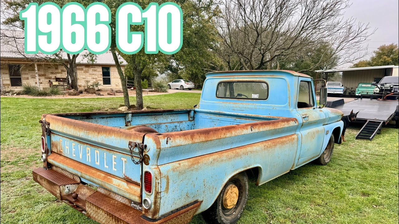 1966 C10 BARN FIND WITH BEAUTIFUL PATINA - YouTube