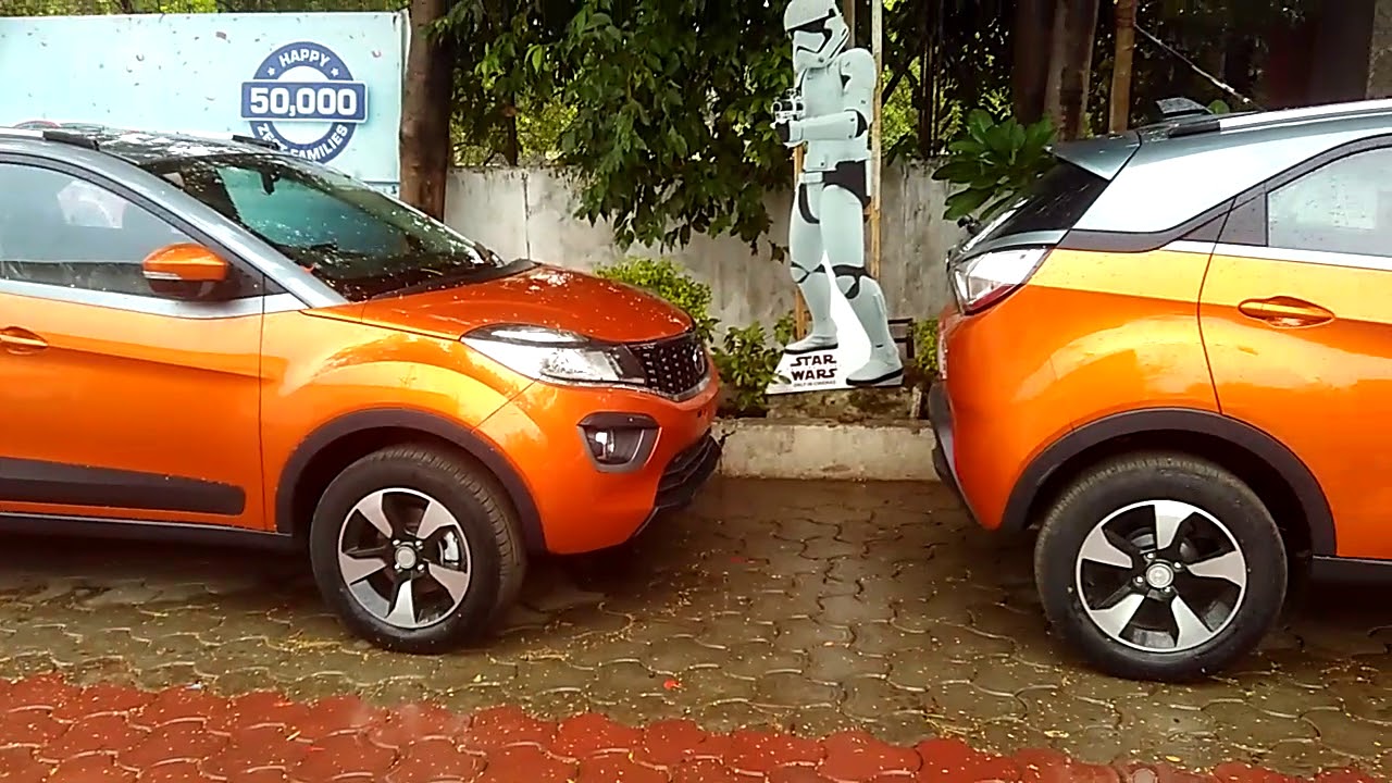 Tata Nexon Orange Diesel Top Model - YouTube