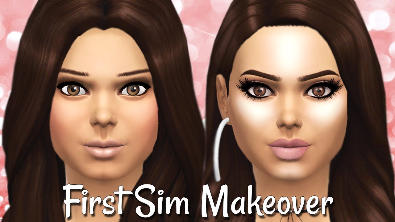 MY FIRST SIM MAKEOVER | The Sims 4 (CAS) - YouTube
