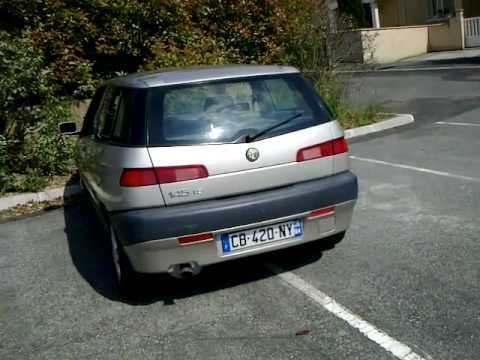 Alfa Romeo 145 1.6 boxer stock exhaust sound - YouTube