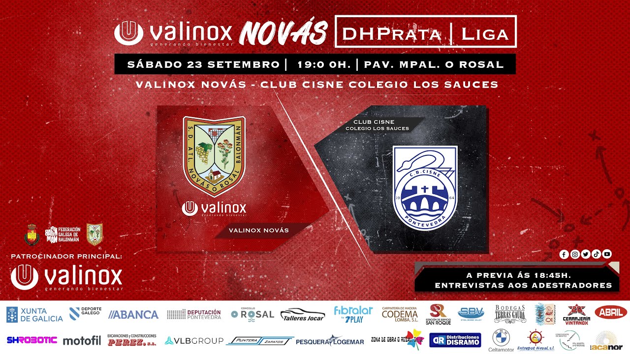 Valinox Novás & Club Cisne Los Sauces 23/09/2023 - YouTube