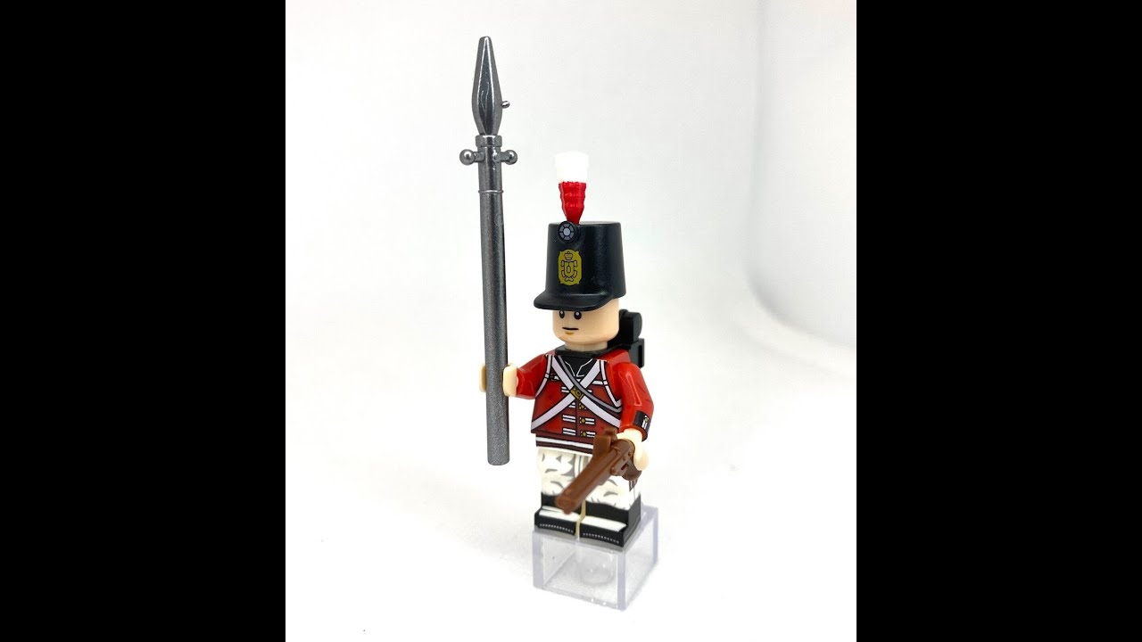 Army Minifigure British Fusilier Military Soldiers | Custom Made ...