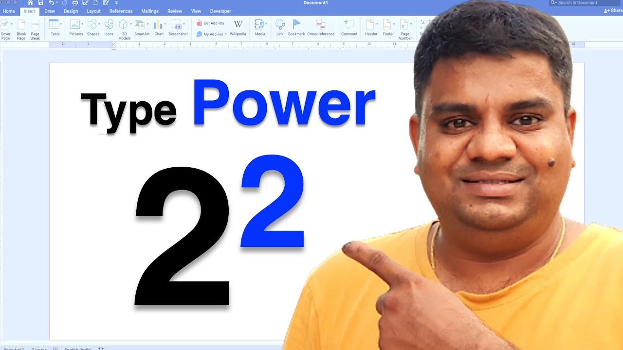 How To Type Power Of 2 On Keyboard MAC Shortcut YouTube