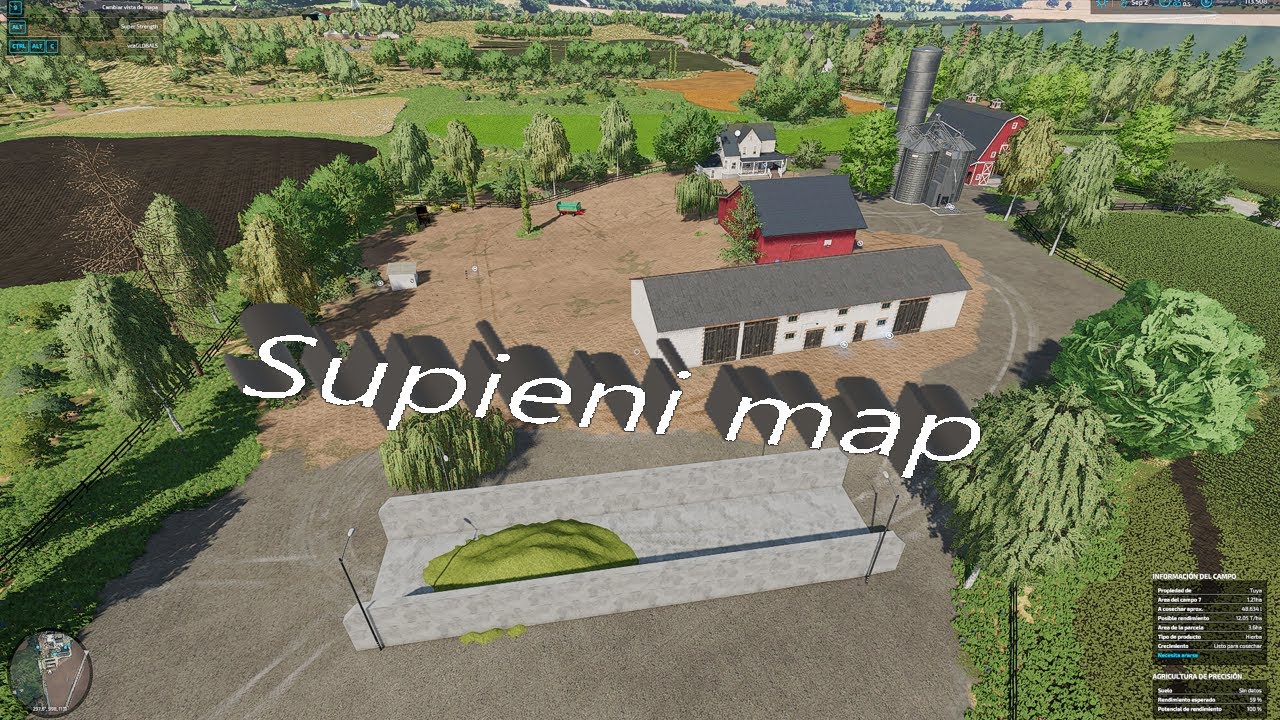 🚚Supieni map Farming SIMulator22😍🚛|FS22/ muncim cu drag pe la vecini ...