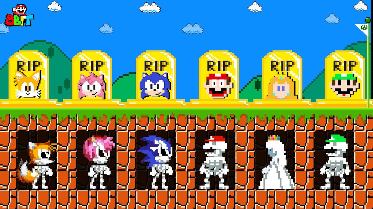 Underground Grave of Sonic, Mario, and Friends..You Won’t Believe What ...