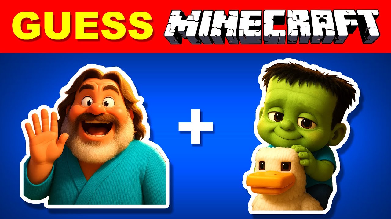 A Minecraft Movie Quiz⛏️💎| Guess The Characters | Steve, Garbage Man ...