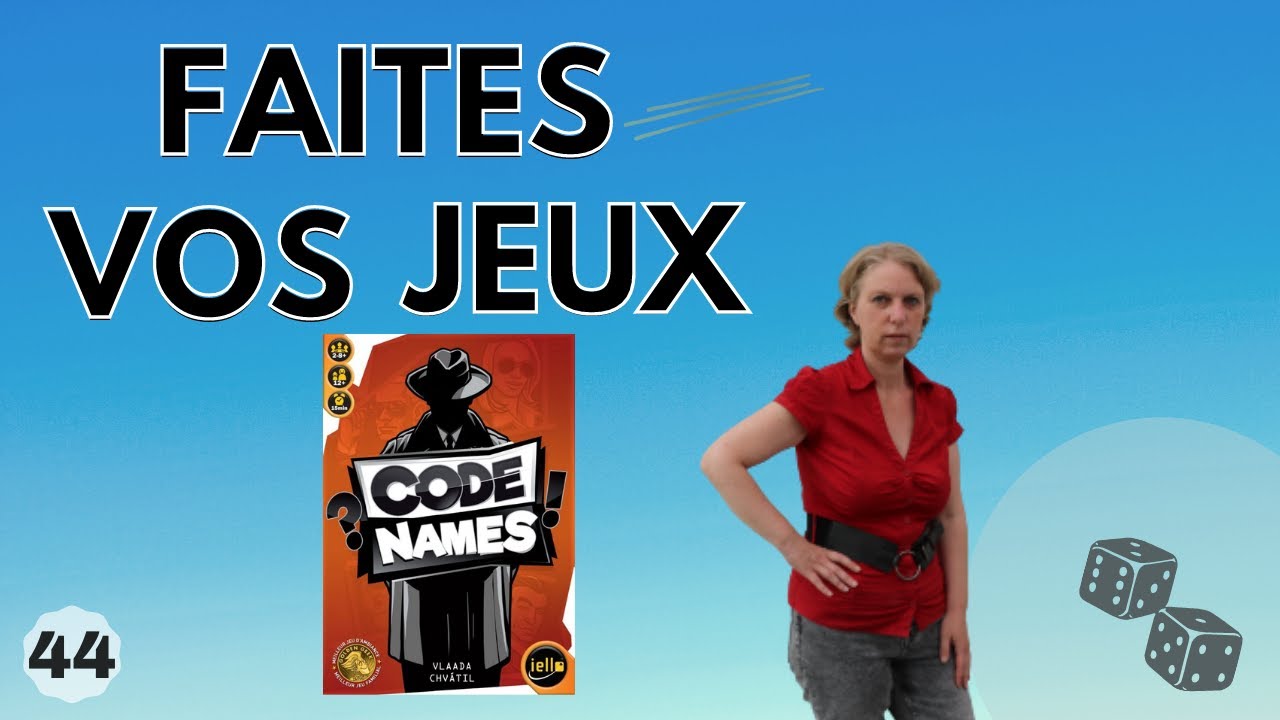 Présentation du jeu de société Code Names - YouTube