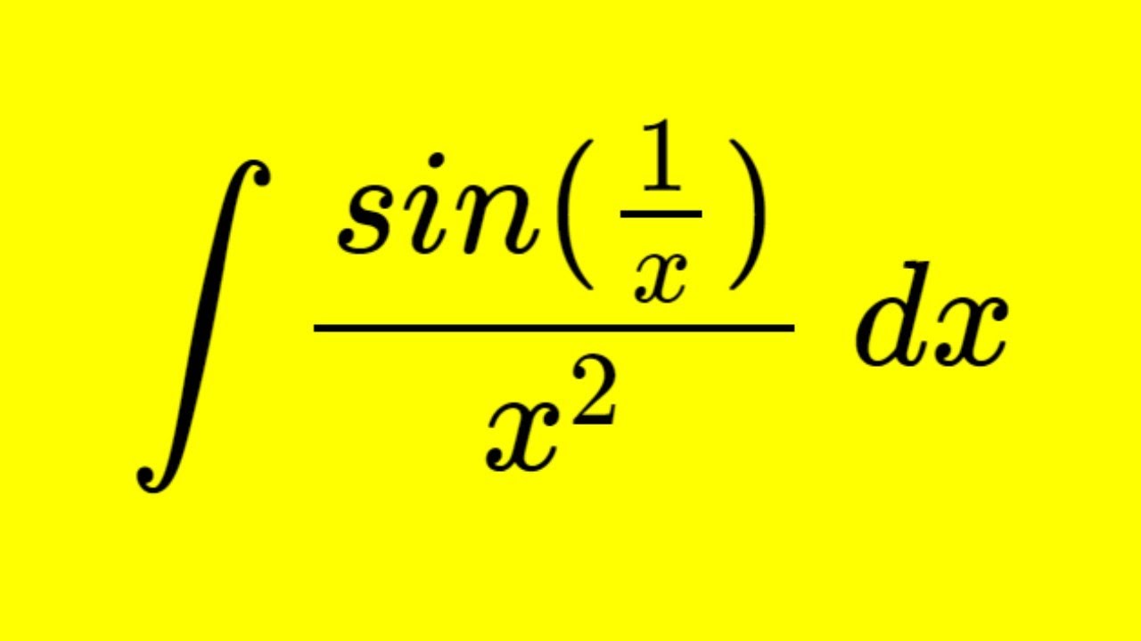 A quick and easy integral - YouTube