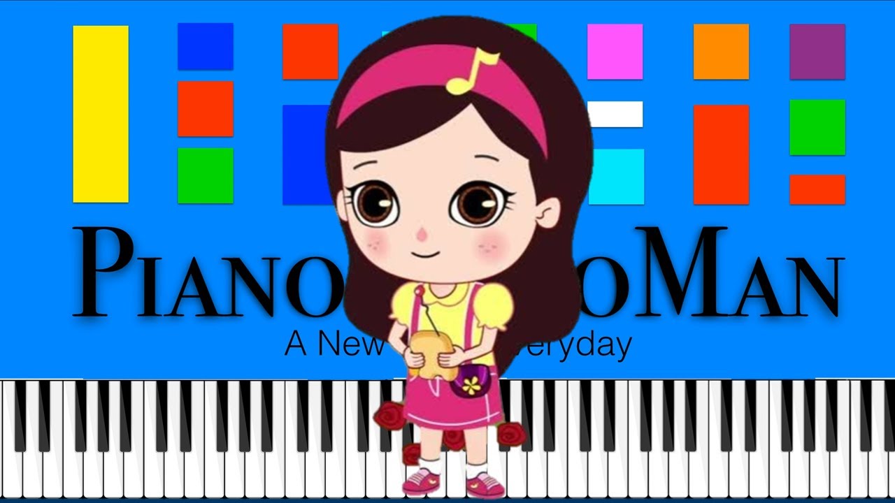 Olive and The Rhyme Rescue Crew Theme Song Slow Easy Medium 4K Piano ...