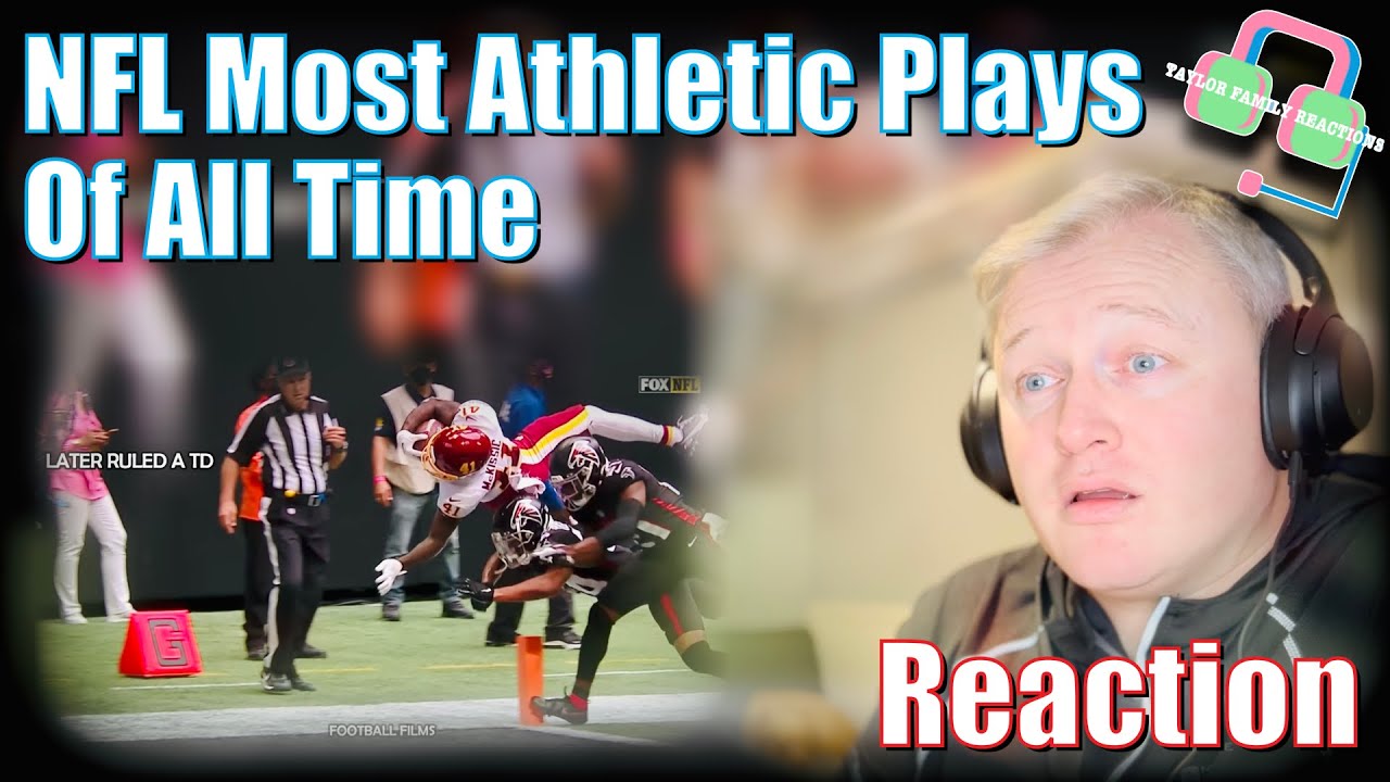 *Watching the NFL's Most INSANE Athletic Plays* REACTION! - YouTube
