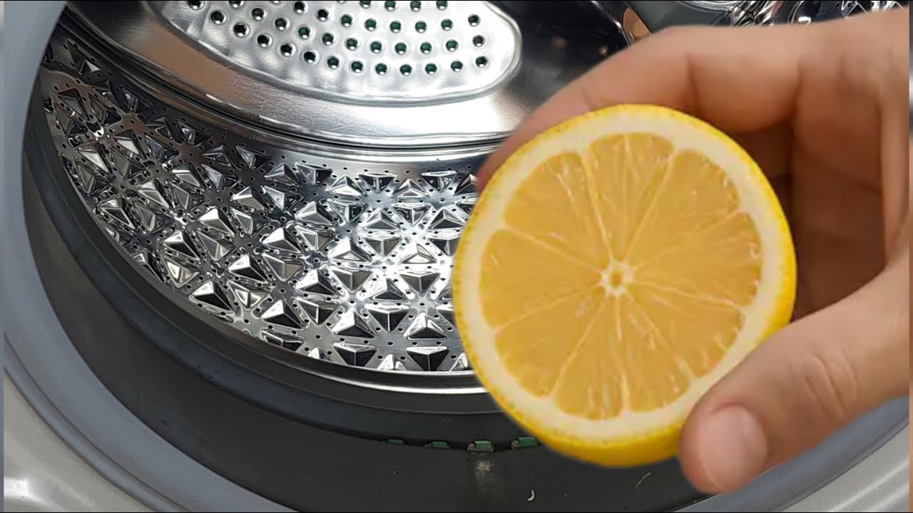 **"The Secret to a Sparkling Washing Machine: Lemon Cleaner!"** - YouTube