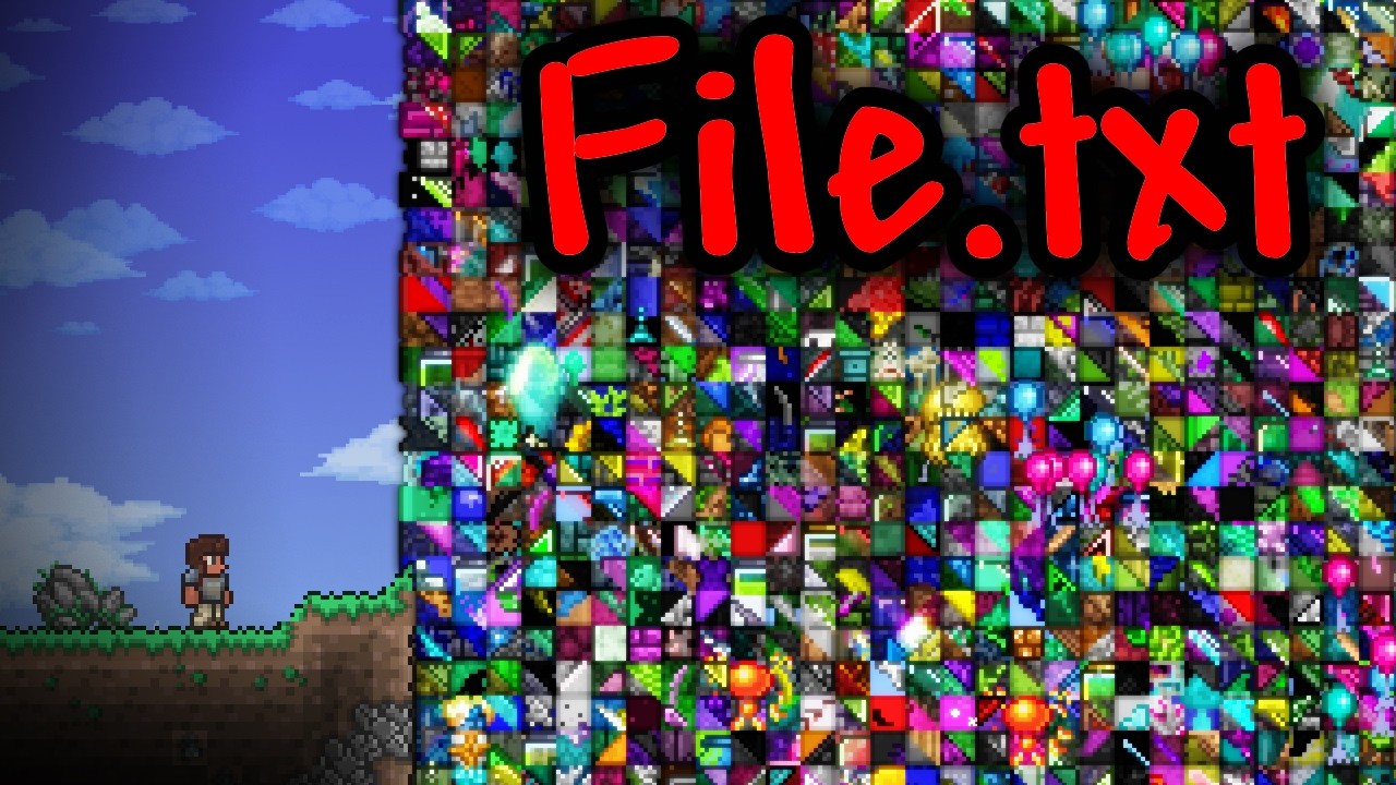 Saving a File In a Terraria World. - YouTube