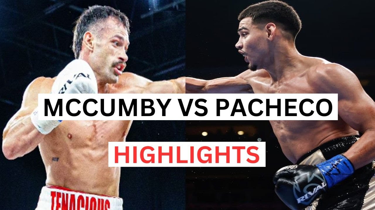 Diego Pacheco vs Trevor Mccumby Highlights & Knockouts - YouTube