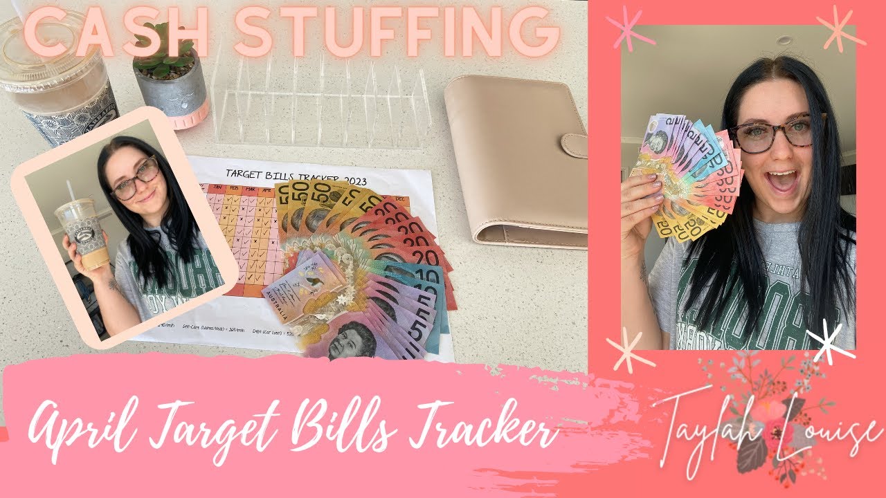APRIL BILLS CASH STUFF & UNSTUFF / Target Bill Tracker Method & Month ...