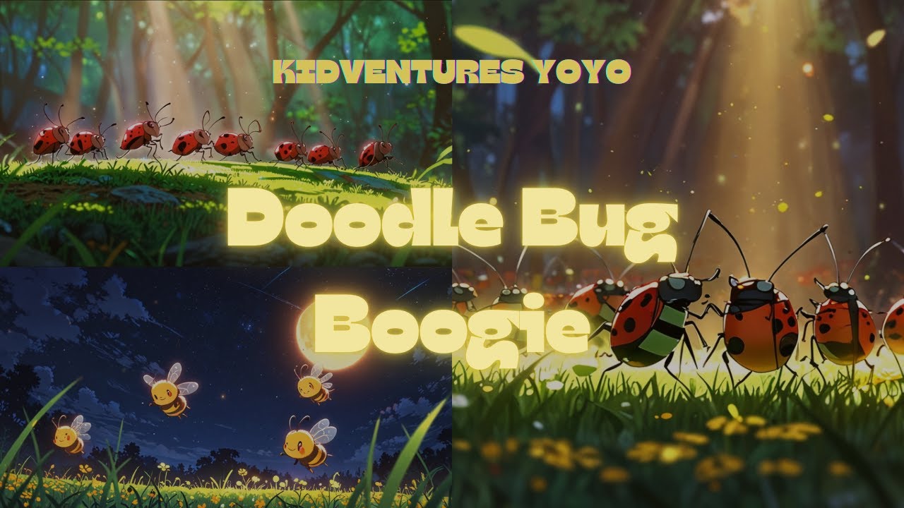 Doodle Bug Boogie | Adventurous song for kids | KidVentures YoYo - YouTube