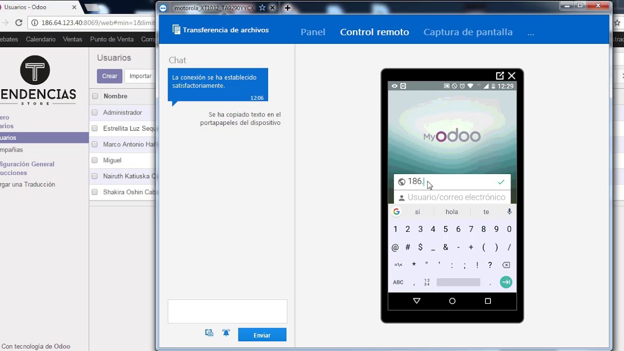 Sistema Odoo - Conexión desde un celular tablet - ODOO mobile - YouTube