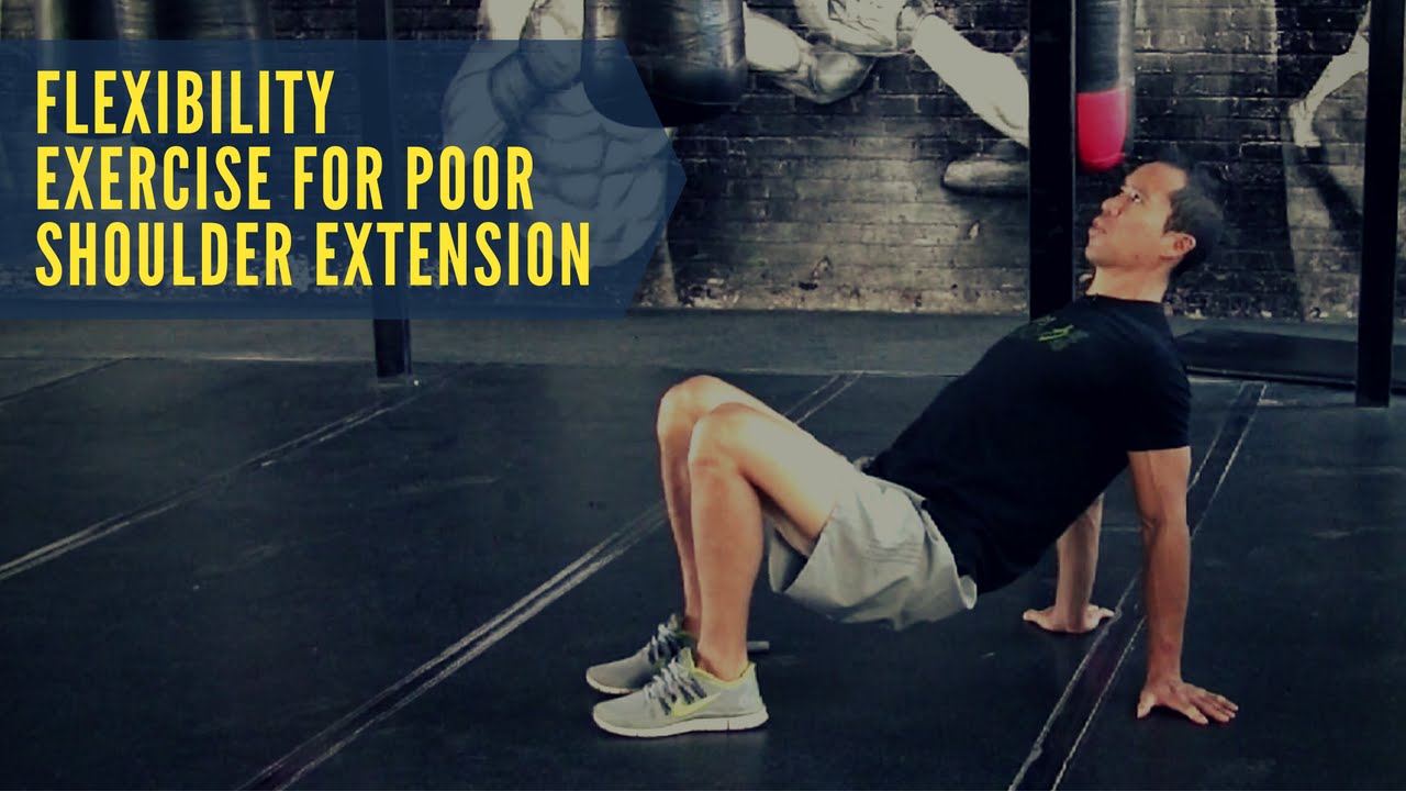 Flexibility Exercise For Poor Shoulder Extension - YouTube