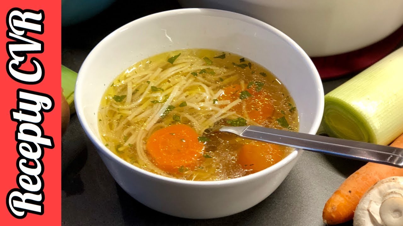 Recepty CVR - Zlatistá Zeleninová Polievka - YouTube