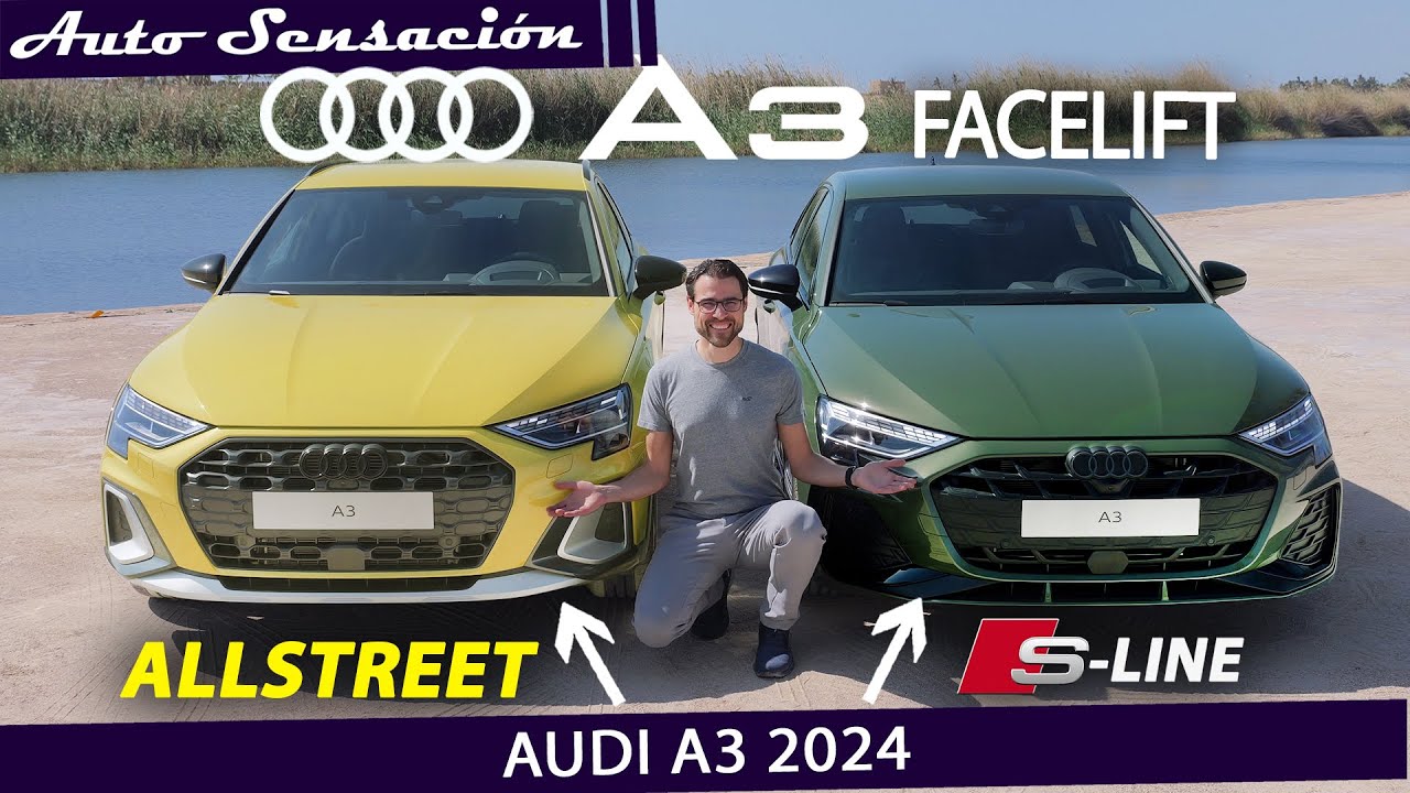 Presentación Audi A3 facelift 2024 y Audi A3 ALLSTREET 2024 - YouTube