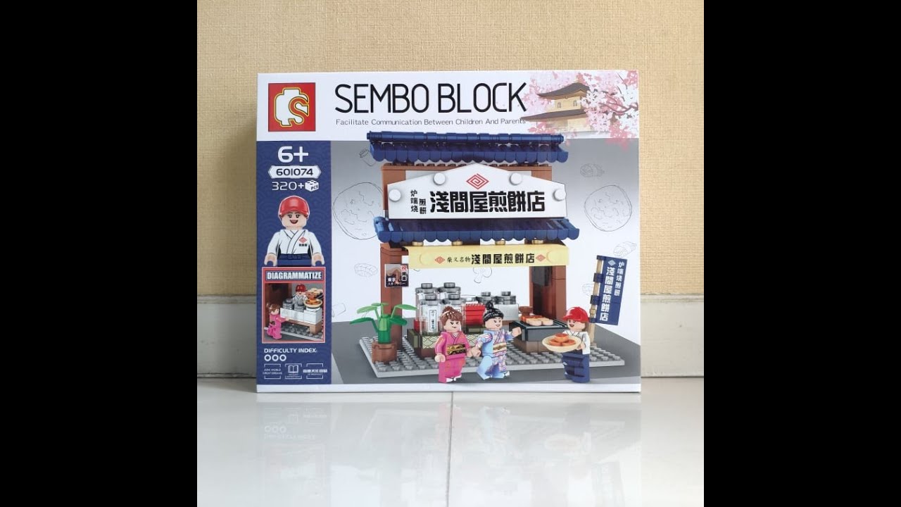 Bootleg Lego Japanese Pancake Shop set from Sembo Block review. 🥞🇯🇵 ...