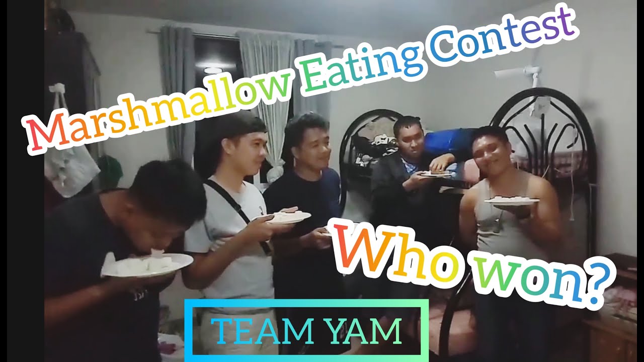 MARSHMALLOW EATING CONTEST - YouTube