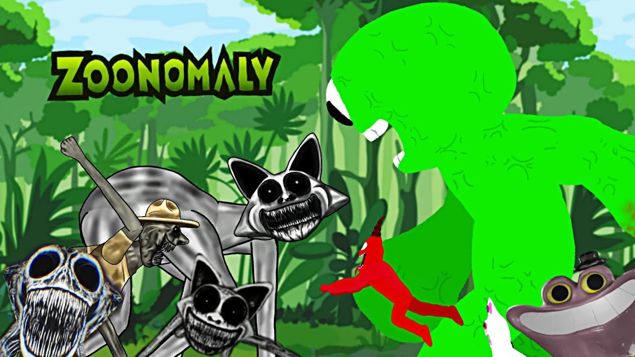 Zoonomaly Smile Cat Vs Garten Of Banban DC2 ANIMATION PART 2 - YouTube