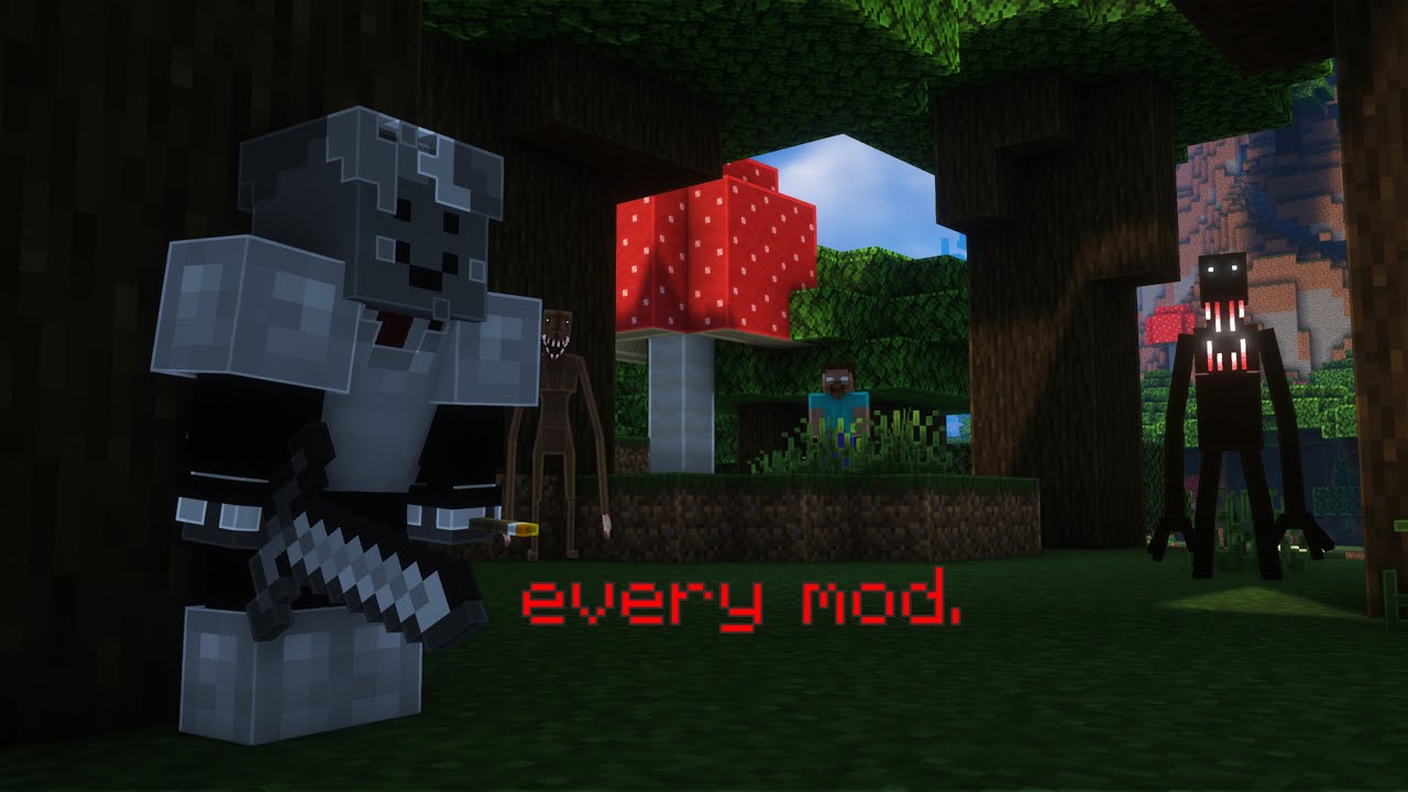 We added every horror mod to our Minecraft World... - YouTube