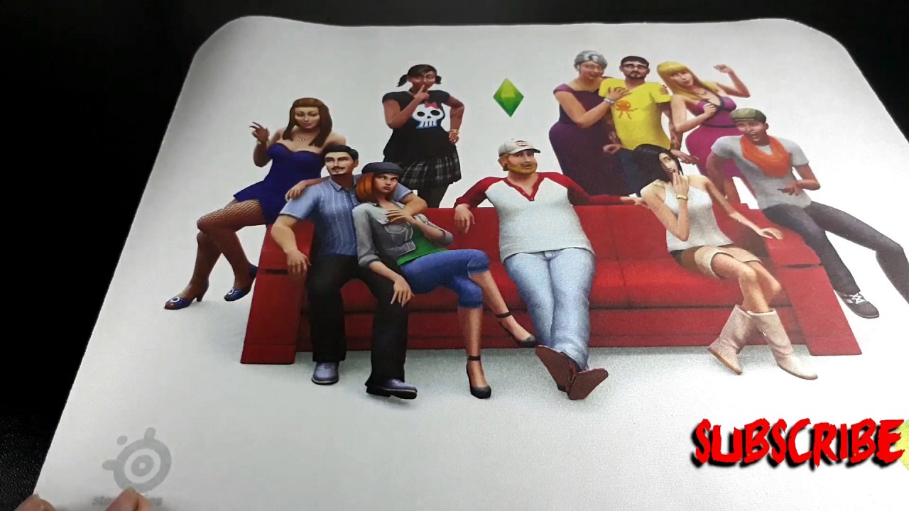 Steelseries Sims 4 edition Qck gaming Mousepad Unboxing - YouTube
