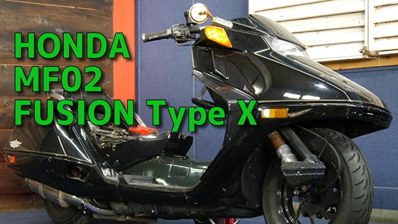 HONDA MF02 フュージョンX 参考動画 - YouTube