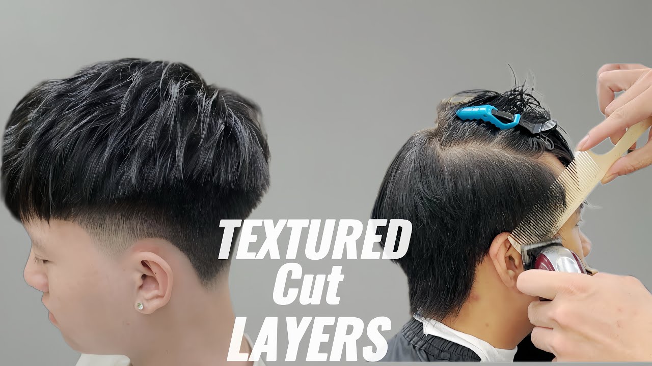 How to Cut Layers Texture Hairmen's | 2025 Layers Haircut Tutorial ...