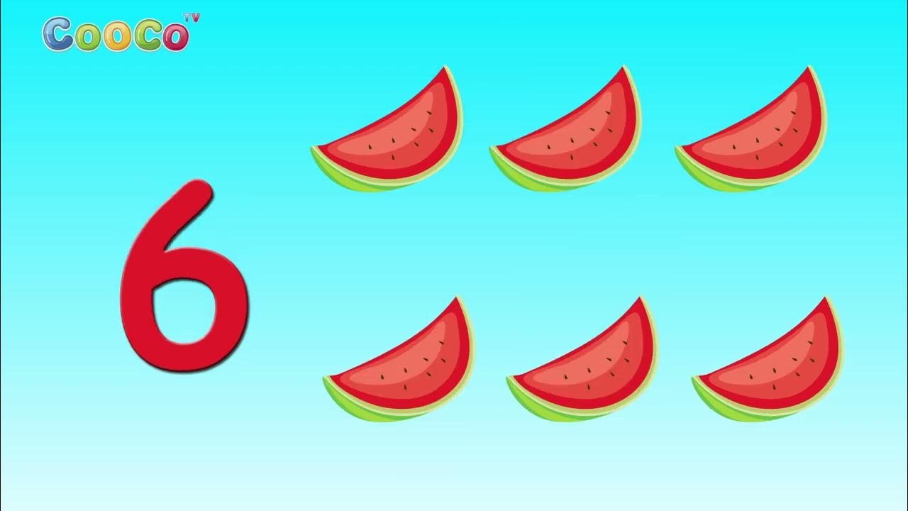 Learn Count 1 - 10 Numbers with Watermelons #numbers #watermelon ...