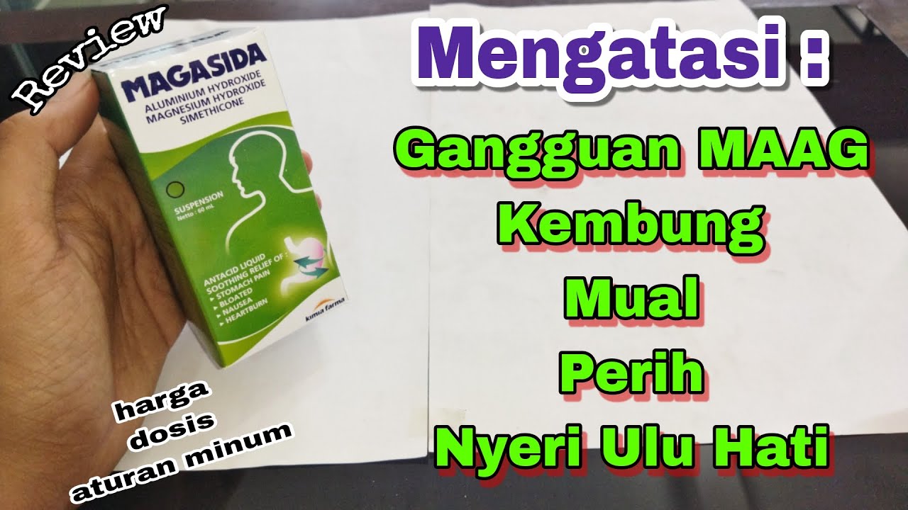 MAGASIDA Syrup Obat untuk Meredakan Asam Lambung Nyeri Uluhati Maag ...